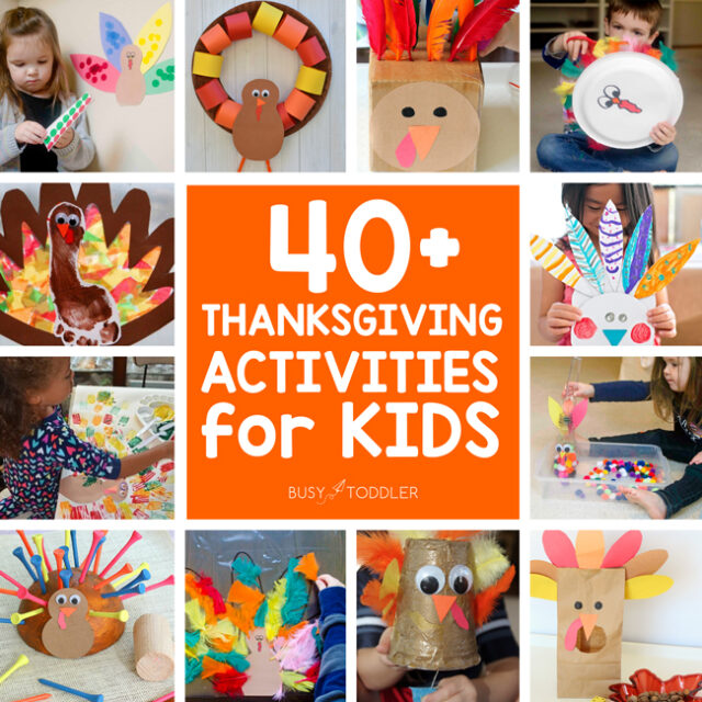 40+ Thanksgiving Activities for Toddlers & Preschoolers - Busy Toddler