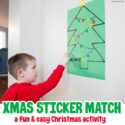 Christmas Tree Number Match Activity - Busy Toddler