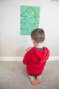Christmas Tree Number Match Activity - Busy Toddler