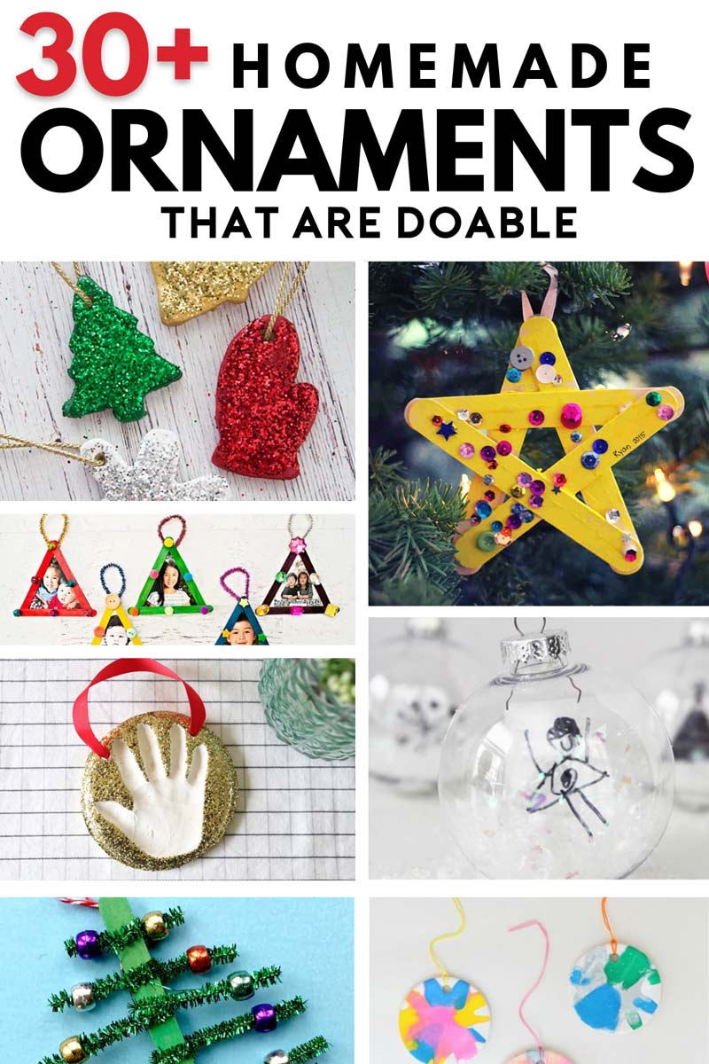 Homemade Christmas Ornaments for Kids - Busy Toddler
