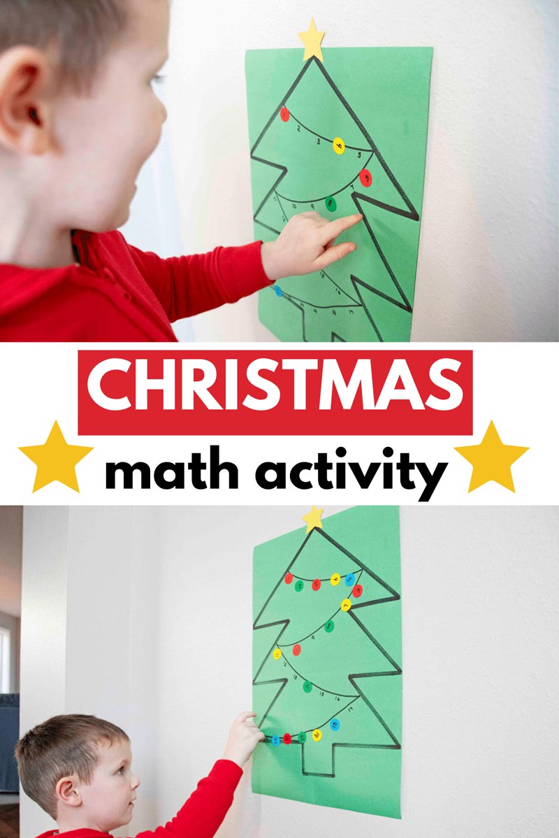 Christmas Math Activity - Busy Toddler