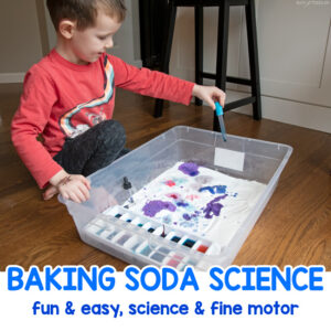 Baking Soda Science Activity for Toddlers and Preschoolers - Busy Toddler