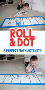 Roll and Dot Preschool Math Activity - Busy Toddler