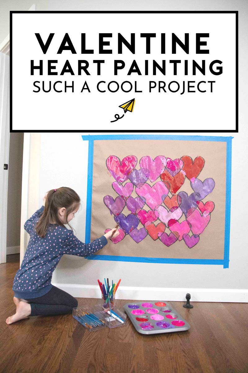 Valentine's Day Heart Art Activity - Busy Toddler