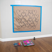 Valentine's Day Heart Art Activity (so cool!) - Busy Toddler