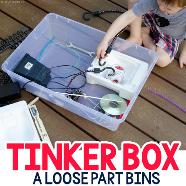 Tinker Box Inventor's Kit (Loose Parts Play) - Busy Toddler
