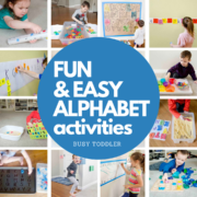 50+ Alphabet Activities (all hands-on play) - Busy Toddler