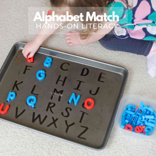 Alphabet Magnet Match-up - Literacy Activity: Busy Toddler