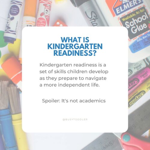 What Actually Is Kindergarten Readiness What Actually Is Kindergarten Readiness