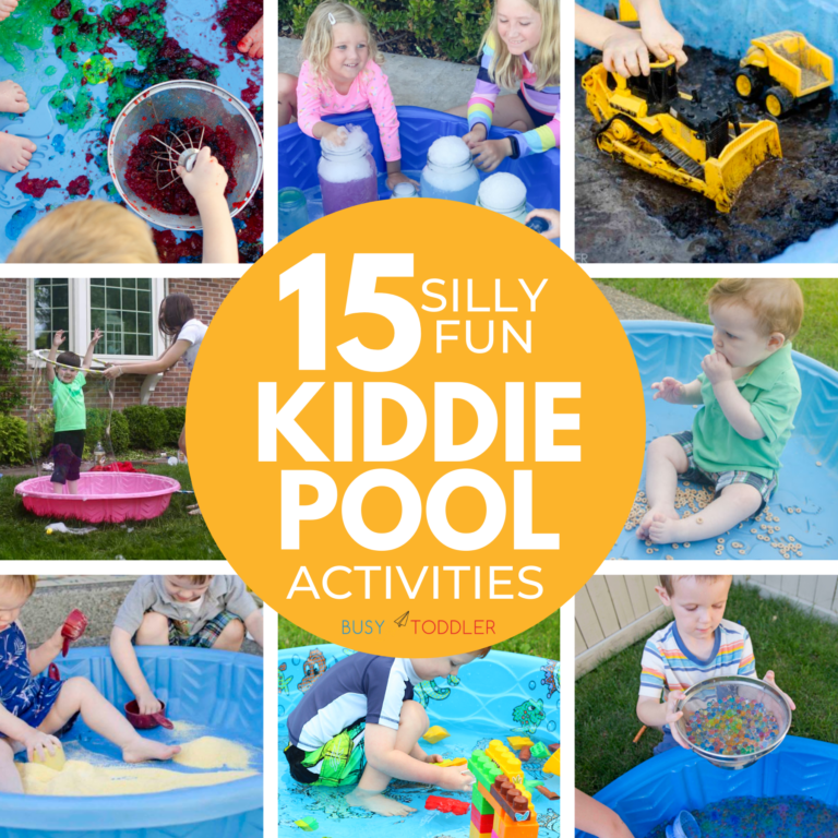 15 Kiddie Pool Activities for Summer - Busy Toddler