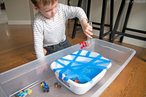 Rescue the Pups: Fine Motor Activity for Kids - Busy Toddler