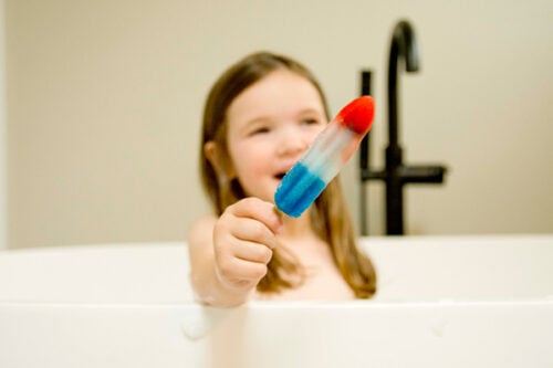 Popsicle Bath Activity - Busy Toddler