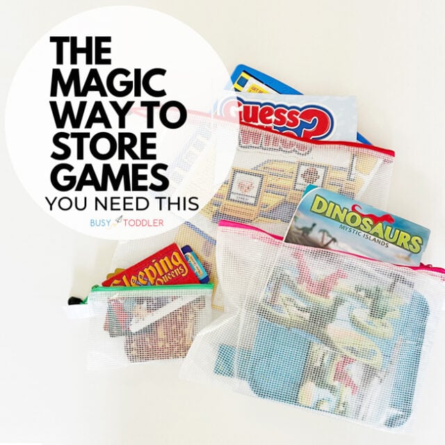 See the Magical Way to Organize Board Games - Busy Toddler