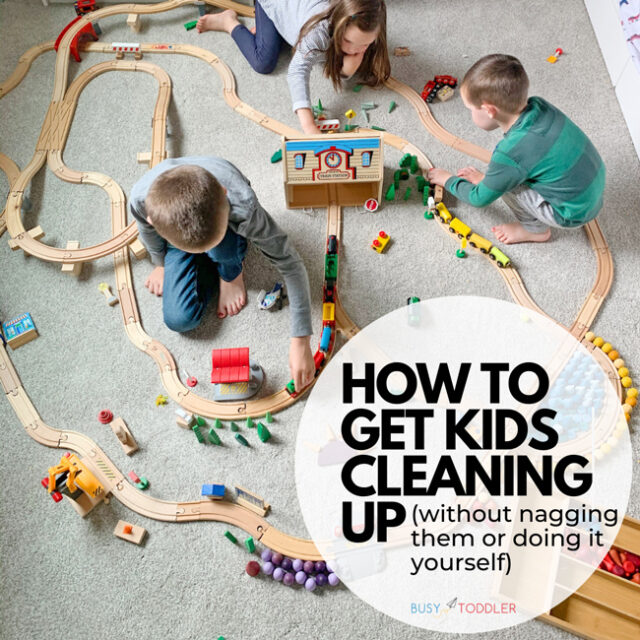 Use these tips to get kids cleaning - Busy Toddler