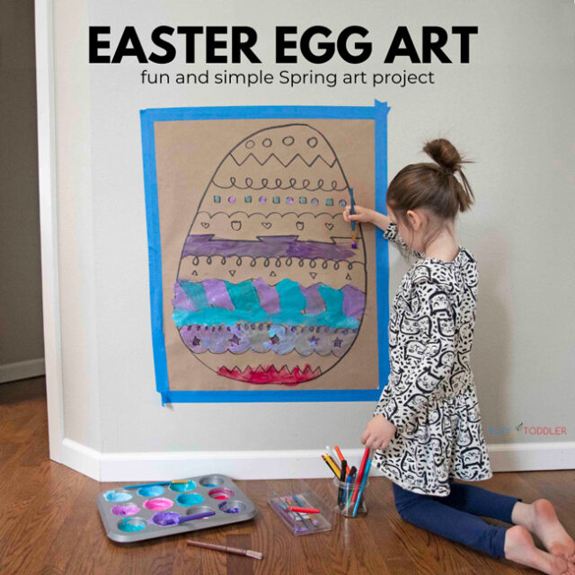 Easter Art Activity for Kids (a must try!) - Busy Toddler