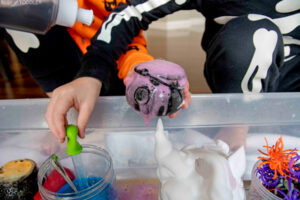 Halloween Potions Bin: Science Activity for Kids - Busy Toddler