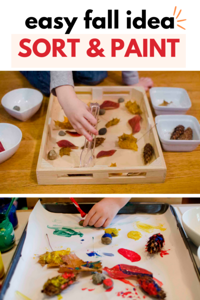 Fall Sort and Paint Activity - Busy Toddler