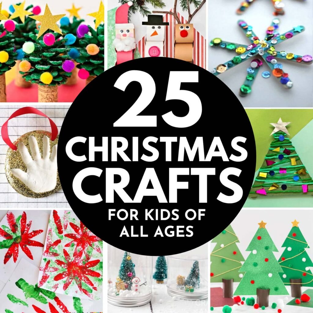 25 Christmas Crafts for Kids - Busy Toddler