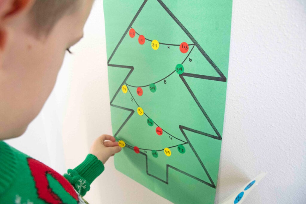 Christmas Addition Activity - Busy Toddler