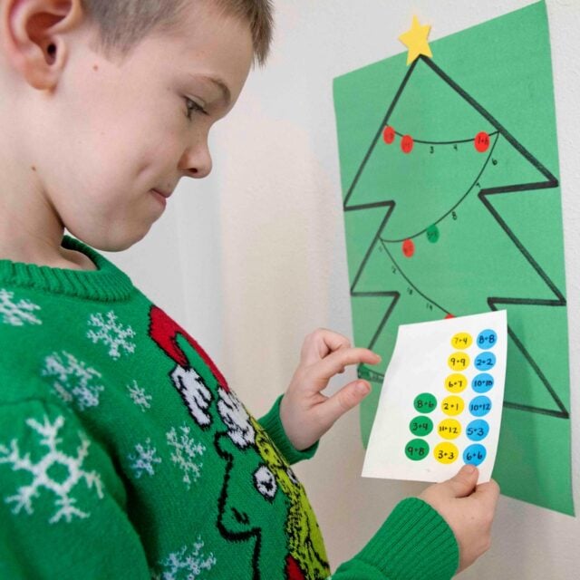 Christmas Addition Activity - Busy Toddler