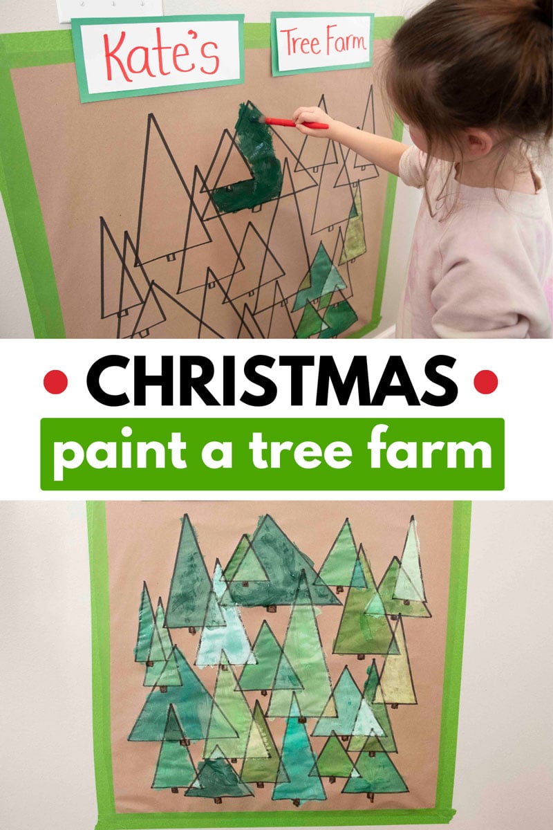 Christmas Painting Activity - Busy Toddler