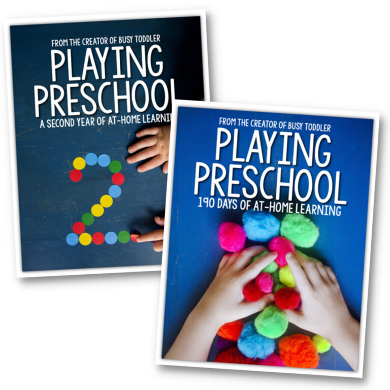 Homeschool Preschool: The Playing Preschool Program - Busy Toddler