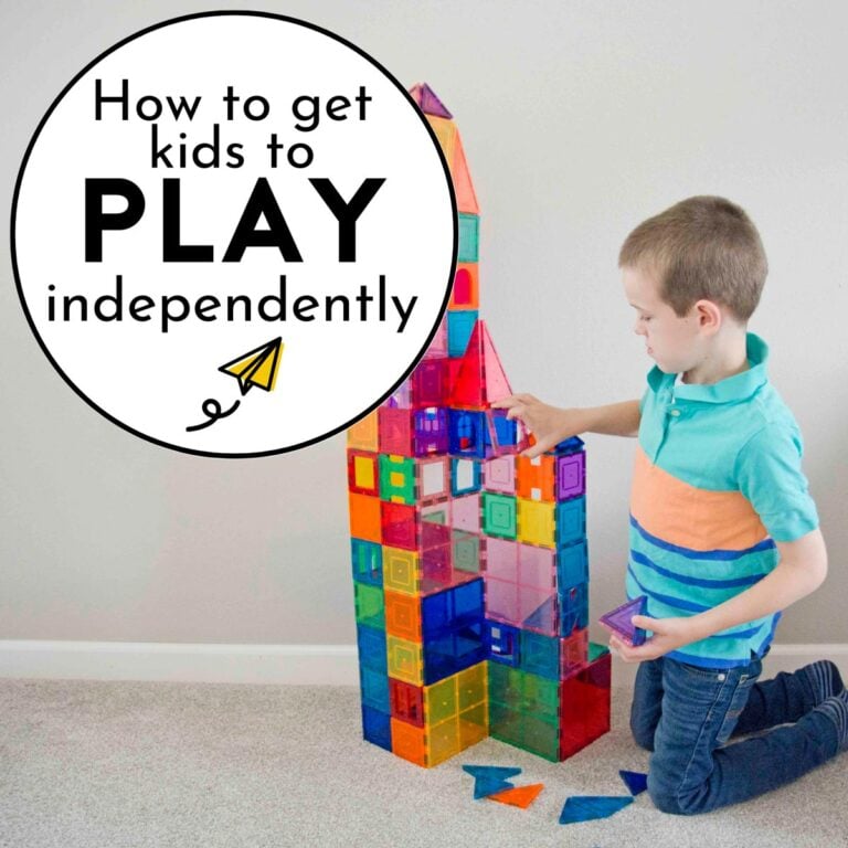 How to Encourage Independent Play in Children - Busy Toddler