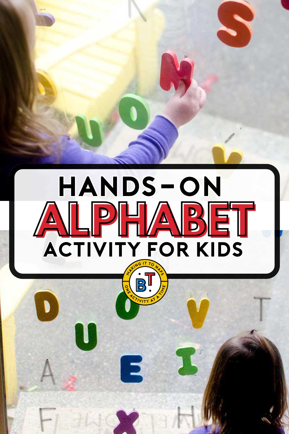 Easy Alphabet Matching Activity - Busy Toddler