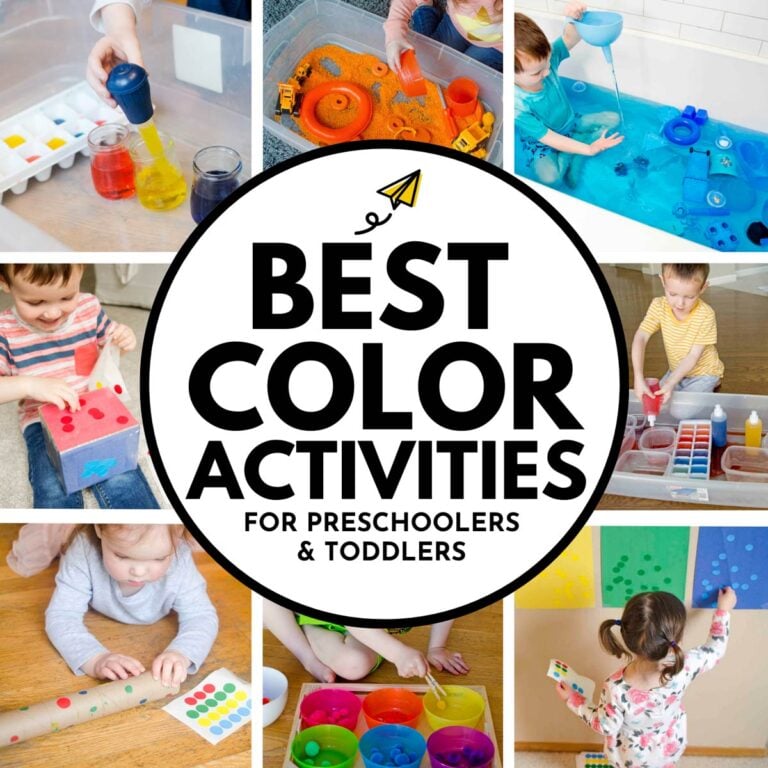 Color Activities for Preschoolers and Toddlers - Busy Toddler