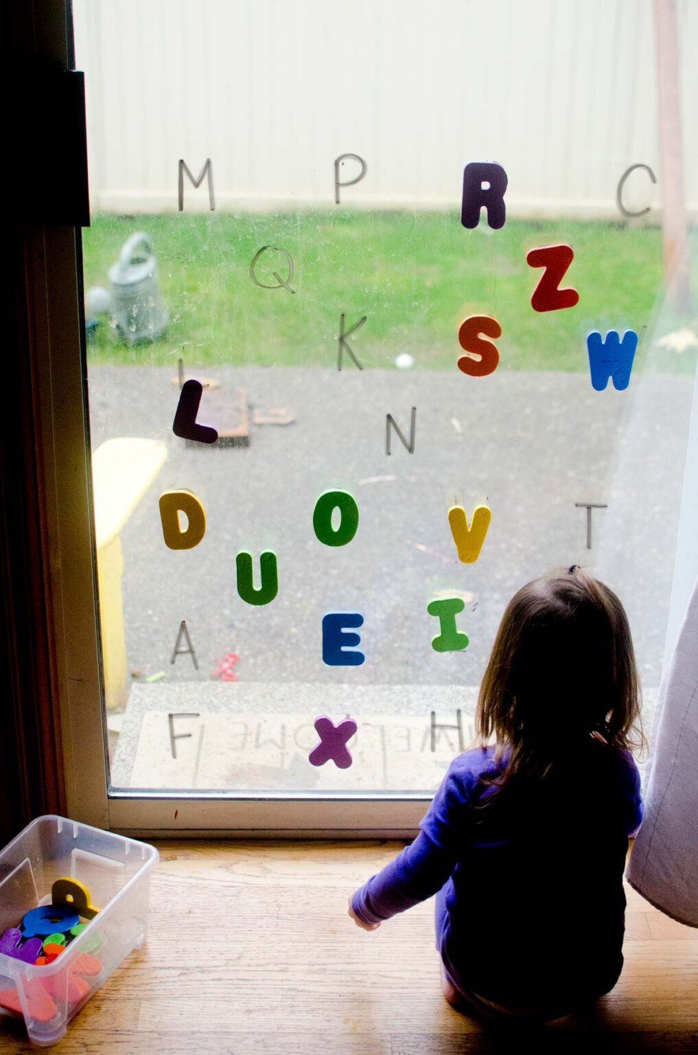 Easy Alphabet Matching Activity - Busy Toddler