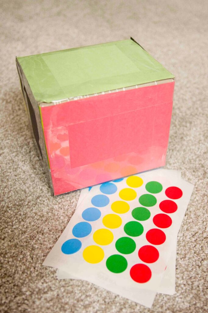 Color Sorting Cube - Busy Toddler