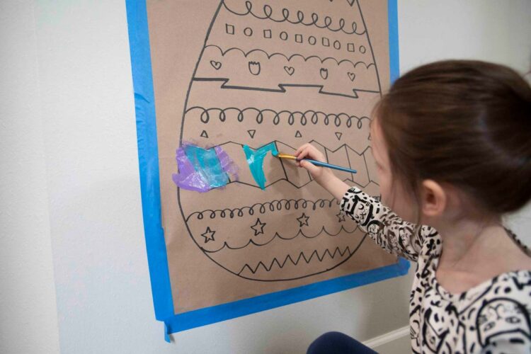 Easter Art Activity for Kids - Busy Toddler