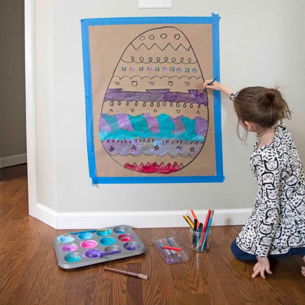 Easter Art Activity for Kids - Busy Toddler