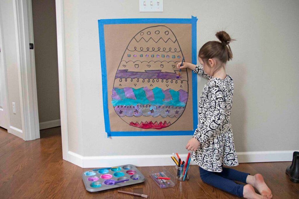 Easter Art Activity for Kids - Busy Toddler