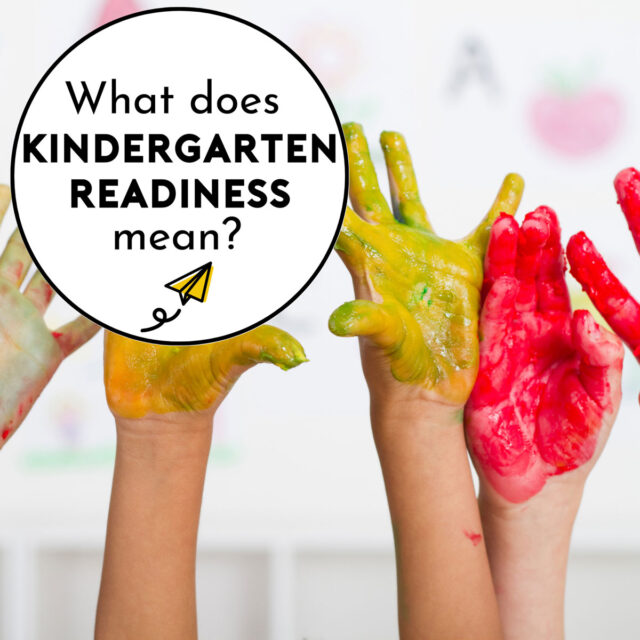What is the kindergarten readiness checklist? - Busy Toddler