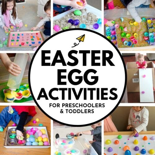 10+ Activities with Easter Eggs - Busy Toddler