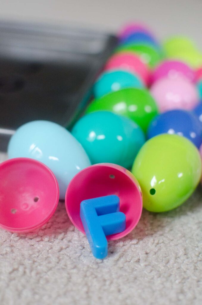 Easter Alphabet Activity - Busy Toddler