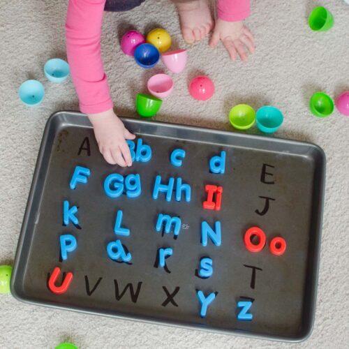 Easter Alphabet Activity - Busy Toddler