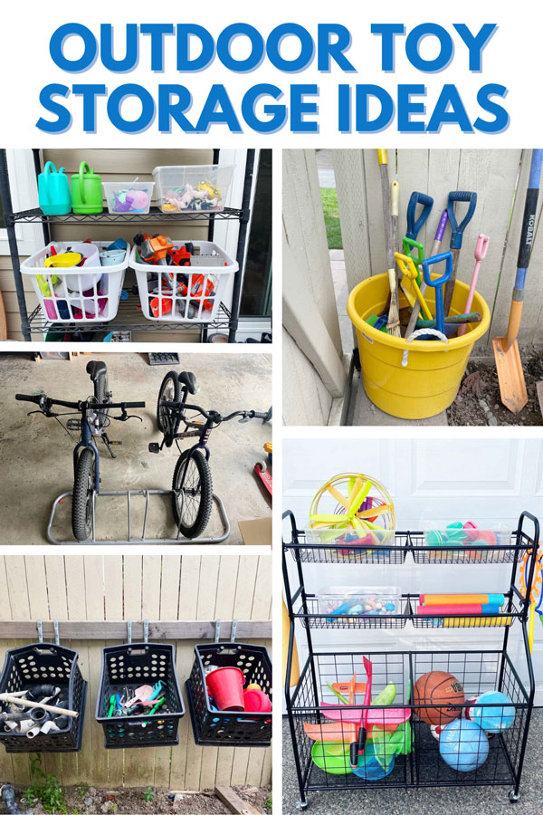 Outdoor Toy Storage Ideas - Busy Toddler