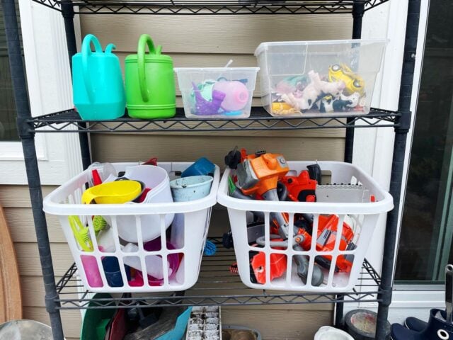 Outdoor Toy Storage Ideas - Busy Toddler