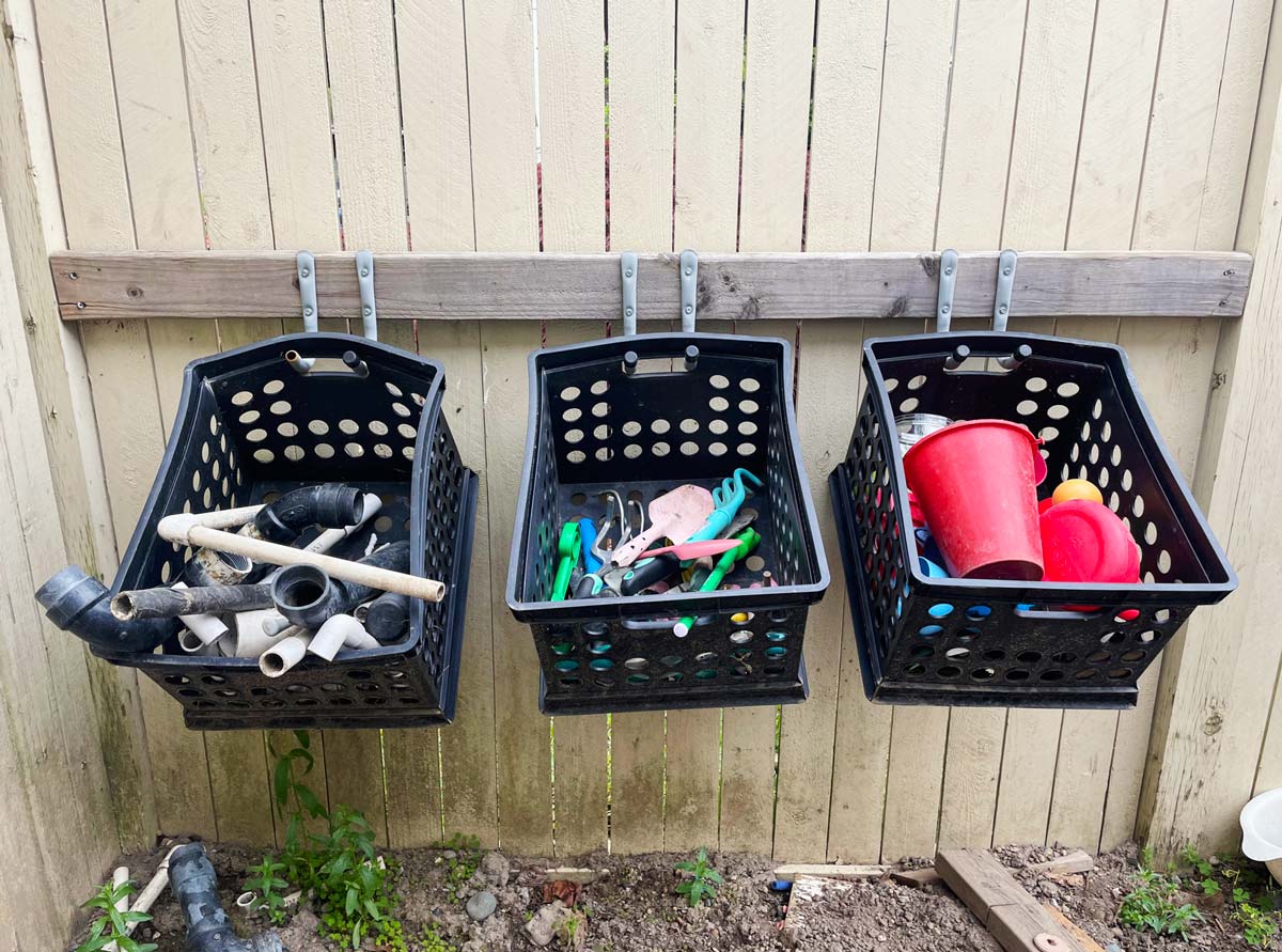 Outdoor Toy Storage Ideas - Busy Toddler