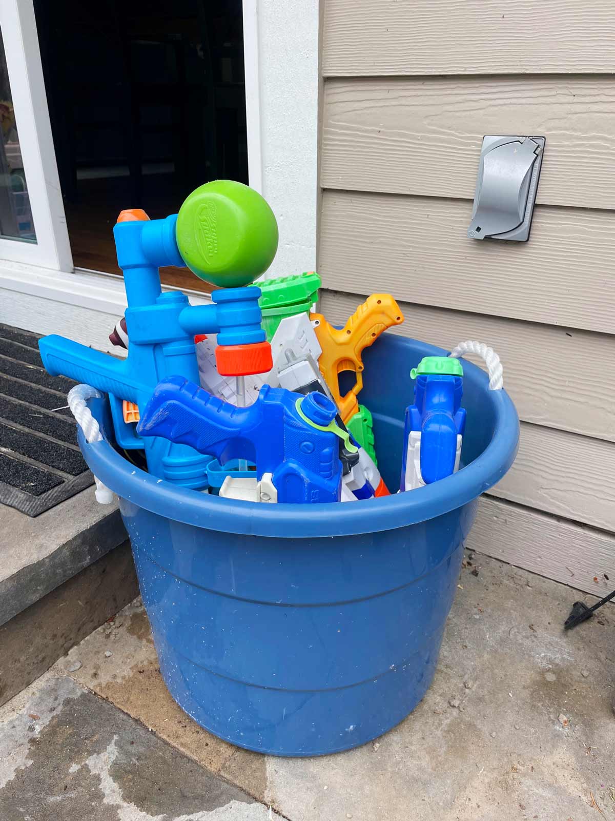 Outdoor Toy Storage Ideas - Busy Toddler
