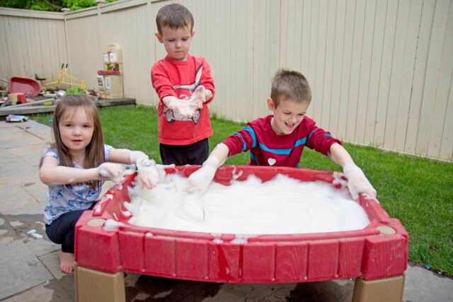 Bubble Foam Water Table - Busy Toddler