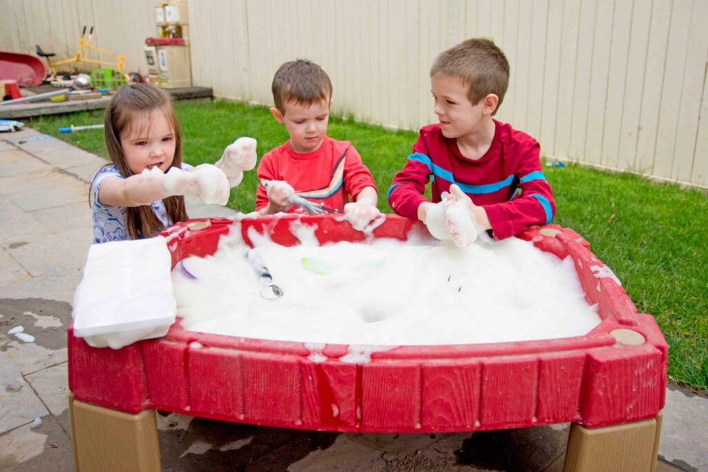 Bubble Foam Water Table - Busy Toddler