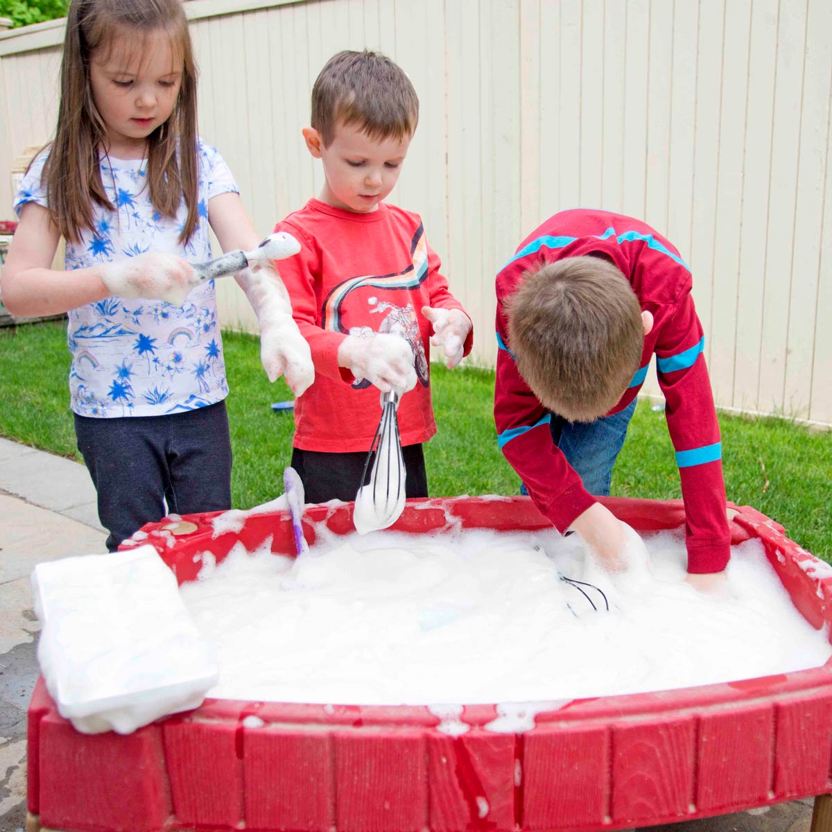 Bubble Foam Water Table - Busy Toddler