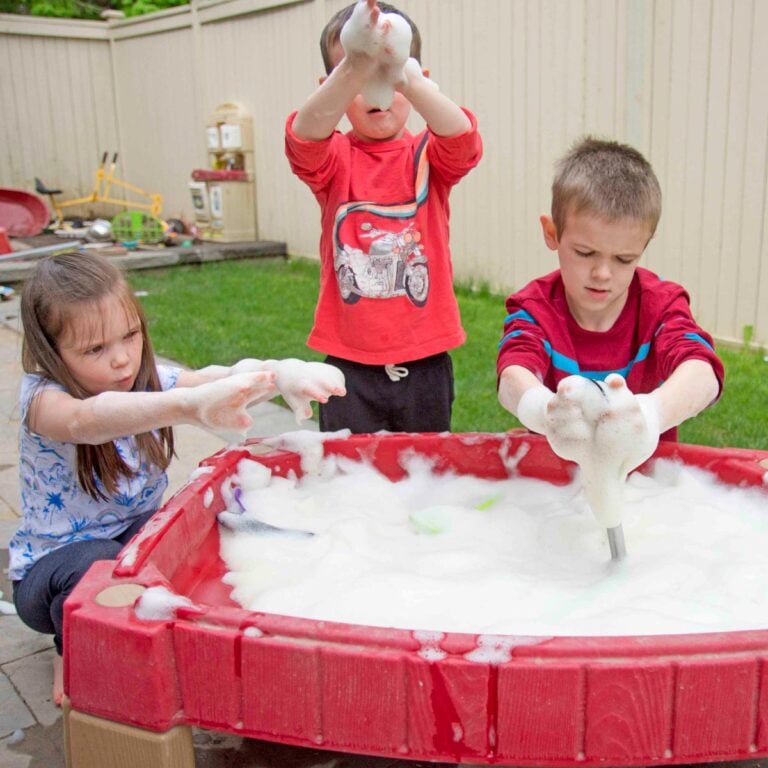 Bubble Foam Water Table - Busy Toddler