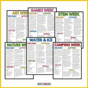 Free Summer Camp at Home - Busy Toddler