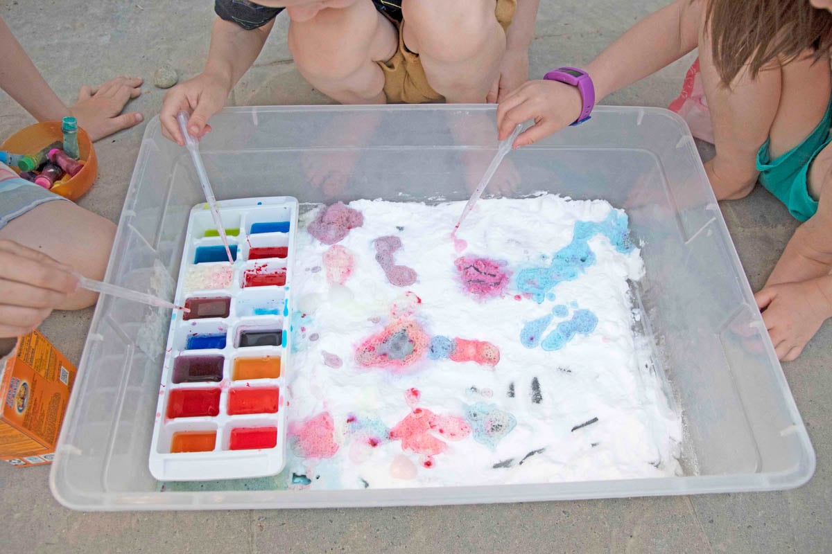 Outdoor Science Bin for Kids - Busy Toddler