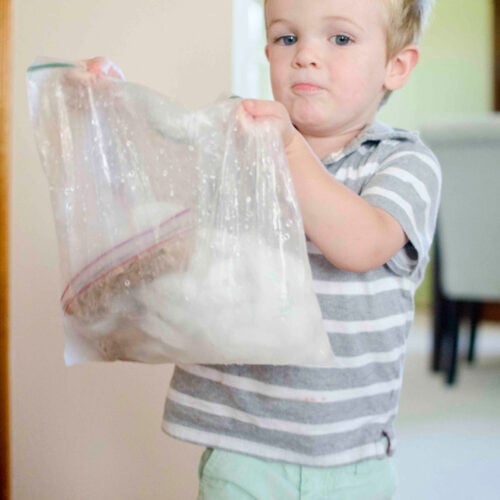 How to Make Ice Cream in a Bag - Busy Toddler