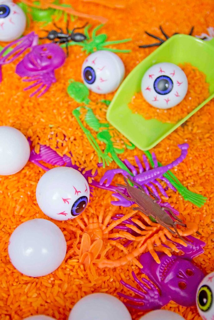 Halloween Sensory Activity: Dollar Store Bin - Busy Toddler